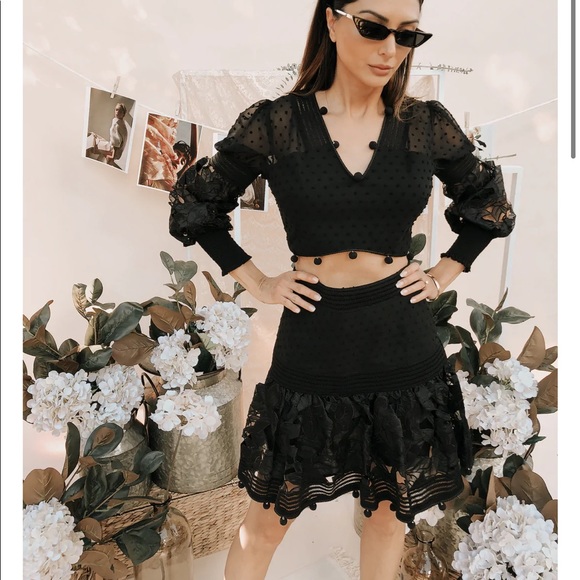Trace of Thread | Skirts | Trace Of Thread All Black Set L | Poshmark